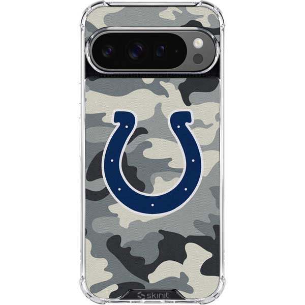 NFL Indianapolis Colts Camo Google Pixel 10 Pro XL Clear Case | Clear ...
