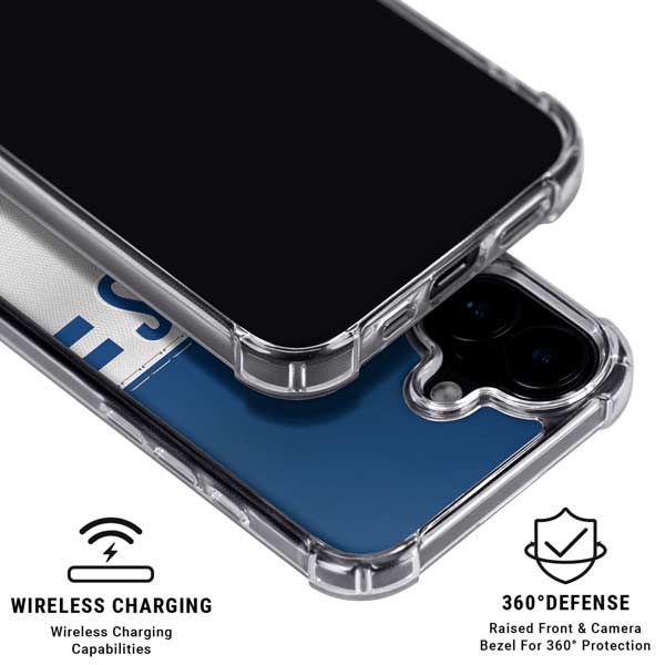 NFL Indianapolis Colts White Striped iPhone 17 MagSafe Case | Skinit