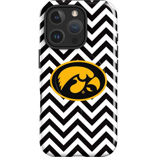 University of Iowa Hawkeyes Chevron Print Apple iPhone 16 Pro Max ...