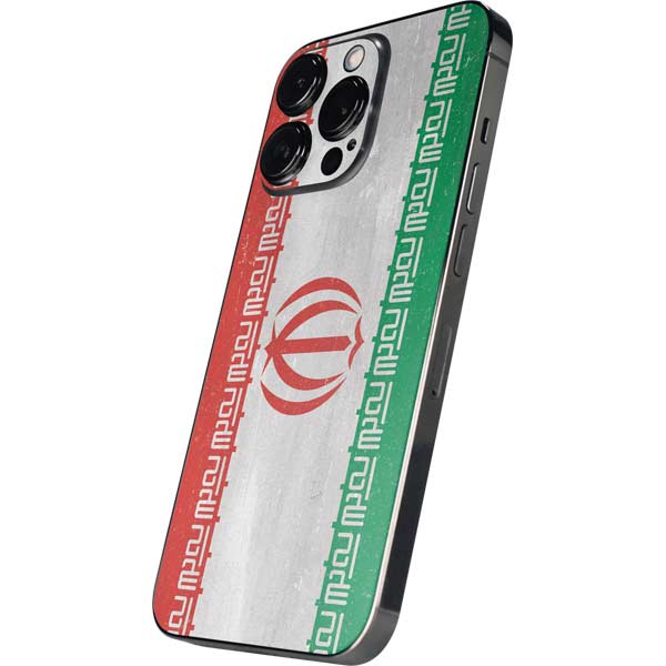 iPhone 16 Pro Max Iran Flag Distressed Skin | Decals | Wraps | Skinit