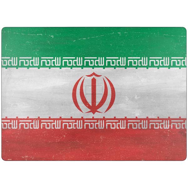 Iran Flag Distressed Surface Laptop 7 15in | Skinit