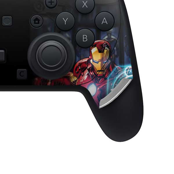 Marvel Iron Man New Armor Nintendo Switch 2 (2025) Pro Controller Skin ...