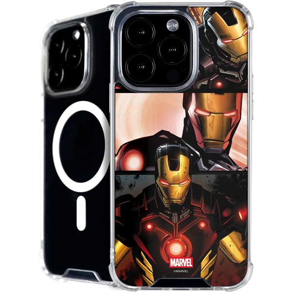 Marvel Iron Man Three Panel iPhone 16 Pro MagSafe Case | Skinit