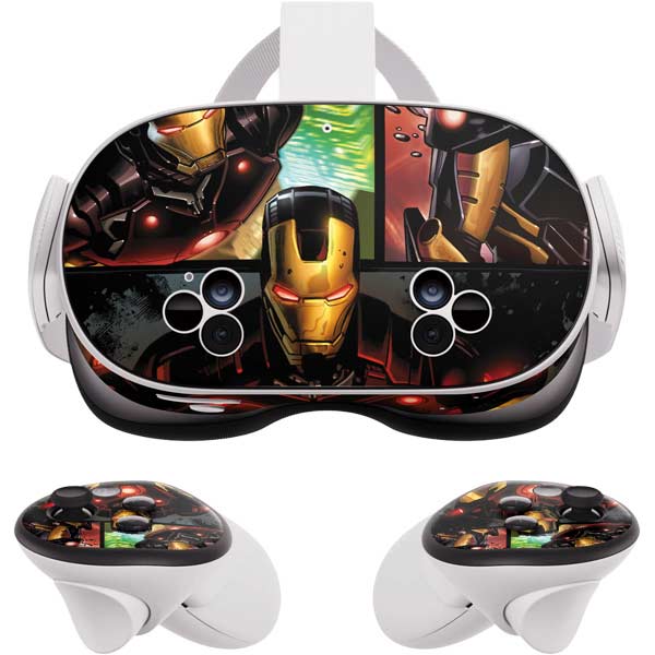 Marvel Iron Man Three Panel Meta Quest 3S Skin | Decals | Wraps | Skinit