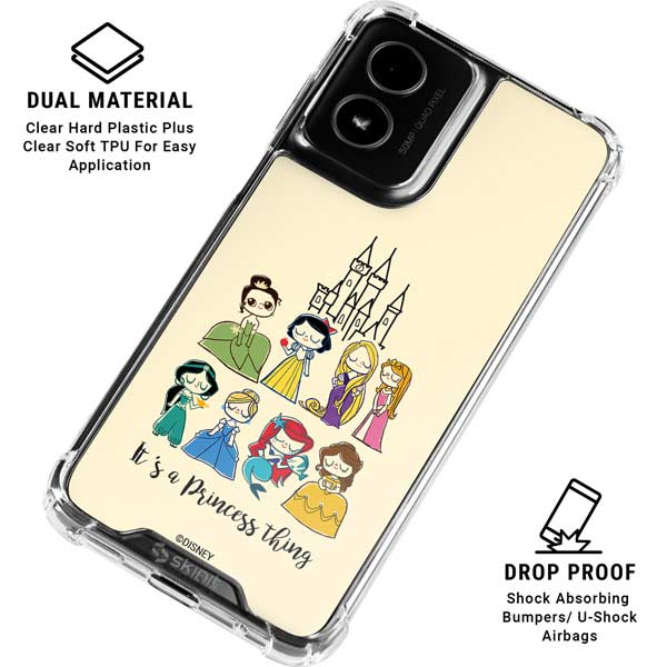 Disney Princess Its A Princess Thing Art Moto G Power 5G Clear Case ...