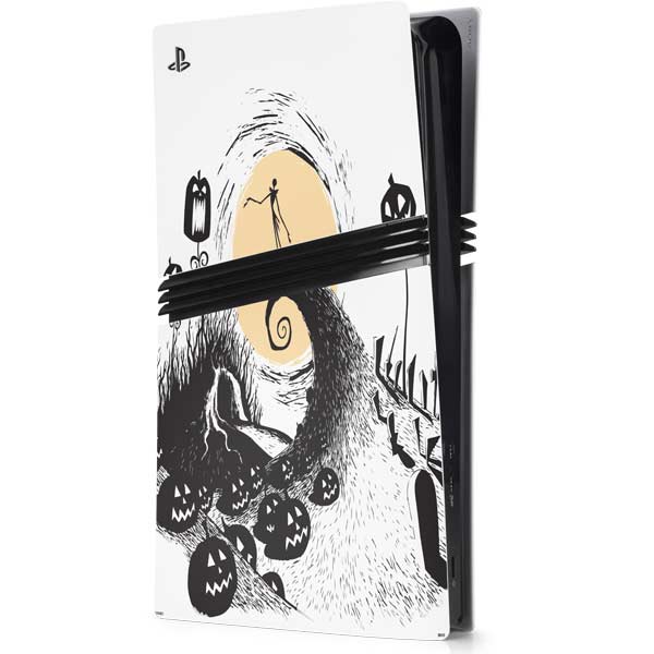 Disney The Nightmare Before Christmas Jack on Spiral Hill Art Skin for ...