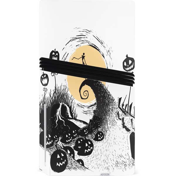 Disney The Nightmare Before Christmas Jack on Spiral Hill Art Skin for ...