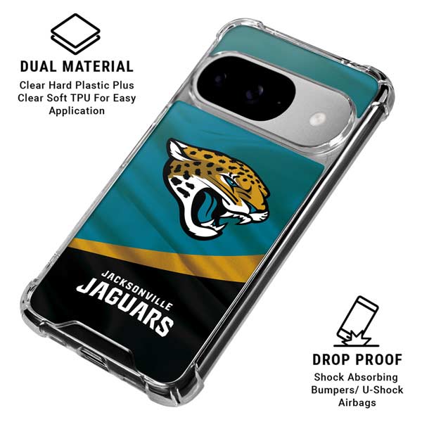 NFL Jacksonville Jaguars Google Pixel 10 Clear Case | Clear Phone Cases ...