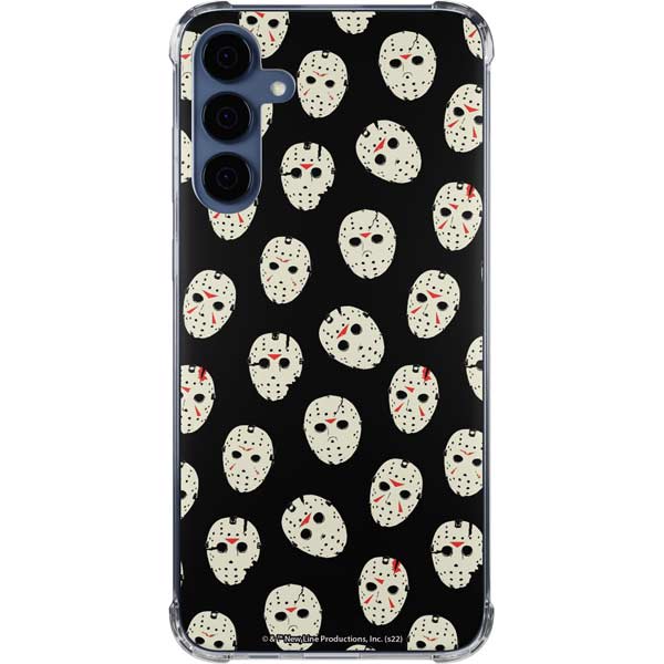 Warner Bros Friday the 13th Jason Voorhees Pattern Galaxy A55 5G Clear ...