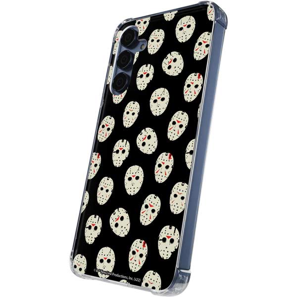 Warner Bros Friday the 13th Jason Voorhees Pattern Galaxy A55 5G Clear ...