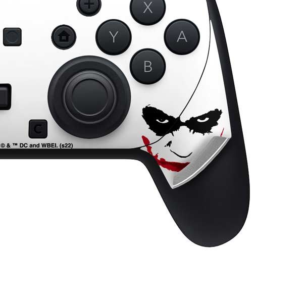 The Dark Knight Joker face Nintendo Switch 2 (2025) Pro Controller Skin ...