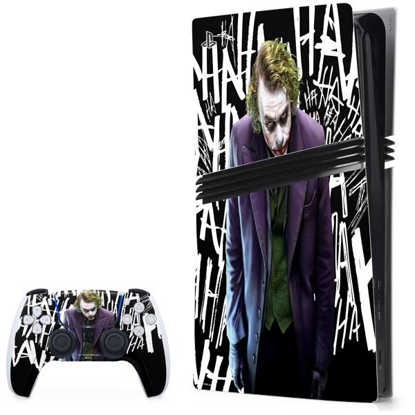 The Dark Knight Joker PS5 Pro Console & Controller Skins | Skinit