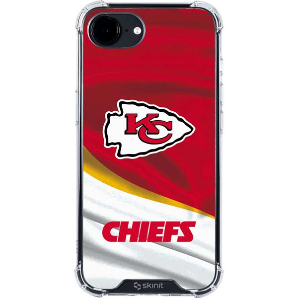 NFL Kansas City Chiefs iPhone 16e Clear Case | Clear Phone Cases – Skinit
