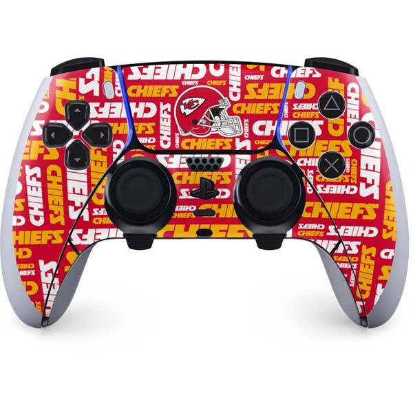 Kansas City Chiefs Red Blast PS5 DualSense Edge Pro Controller Skin ...