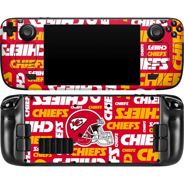 NFL Kansas City Chiefs Red Blast Steam Deck Handheld Gaming Computer ...