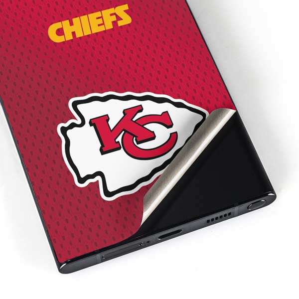 Galaxy S25 Ultra NFL Kansas City Chiefs Team Jersey Skin | Skinit