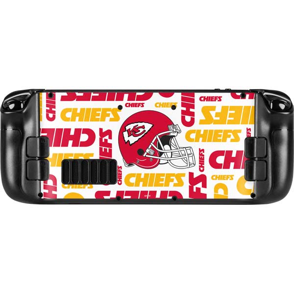 NFL Kansas City Chiefs White Blast Steam Deck Handheld Gaming Computer ...