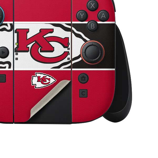 NFL Kansas City Chiefs Zone Block Nintendo Switch 2 (2025) Joy-Con ...