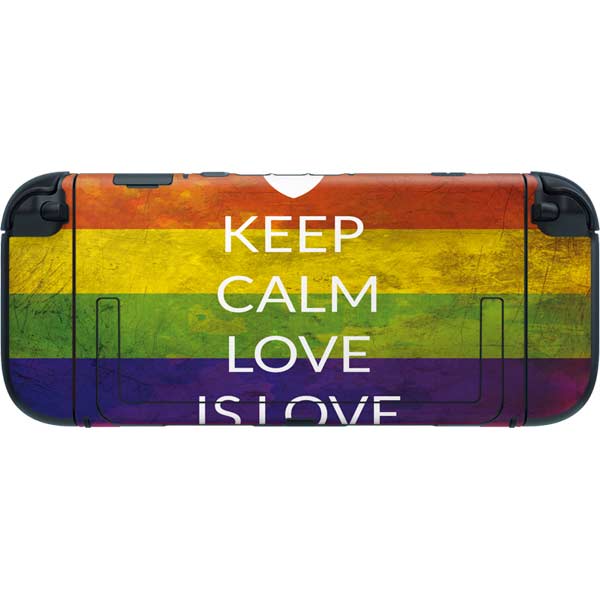 Keep Calm Love Is Love Nintendo Switch 2 (2025) with Joy-Con Skin | Skinit