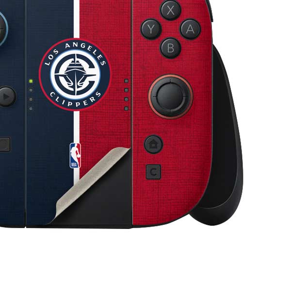 NBA LA Clippers Canvas Nintendo Switch 2 (2025) Joy-Con Controller Skin ...