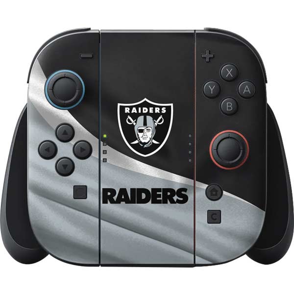 NFL Las Vegas Raiders Nintendo Switch 2 (2025) Joy-Con Controller Skin ...