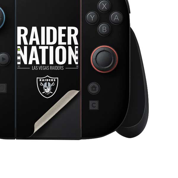 NFL Las Vegas Raiders Team Motto Nintendo Switch 2 (2025) Joy-Con ...