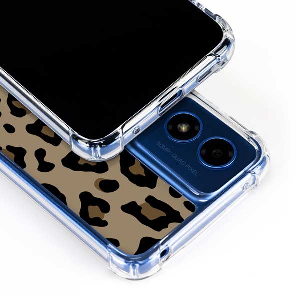 Leopard Print Moto G 5G Clear Case | Transparent Phone Cases – Skinit