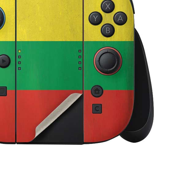 Lithuania Flag Distressed Nintendo Switch 2 (2025) Joy-Con Controller ...
