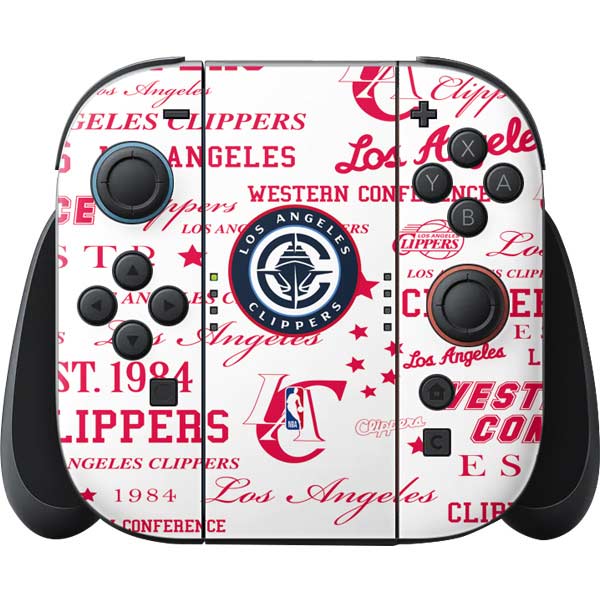 NBA Los Angeles Clippers Blast Logos Nintendo Switch 2 (2025) Joy-Con ...