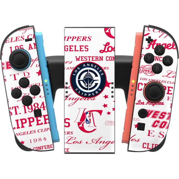 NBA Los Angeles Clippers Blast Logos Nintendo Switch 2 (2025) Joy-Con ...