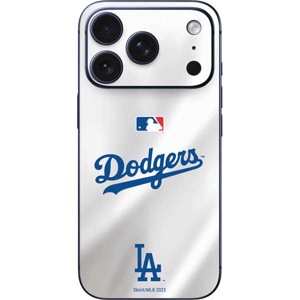 iPhone 17 Pro MLB Los Angeles Dodgers Home Jersey Skin | Decals | Wraps ...