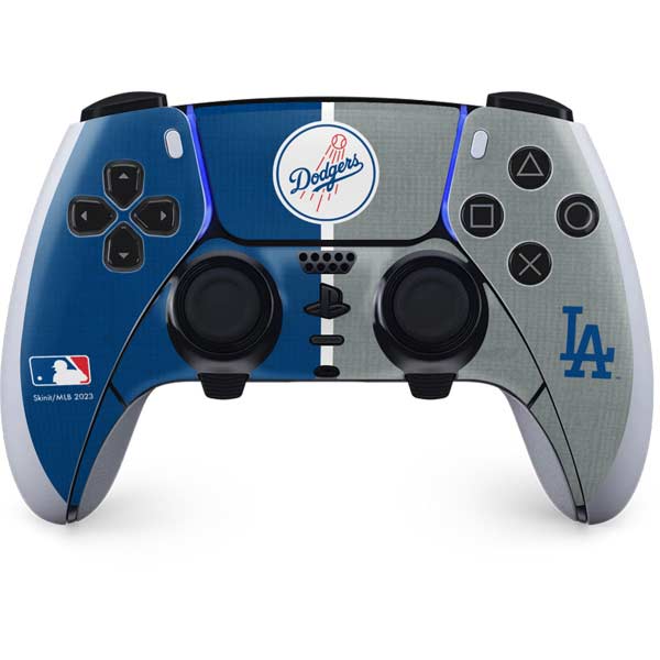 Los Angeles Dodgers Split PS5 DualSense Edge Pro Controller Skin – Skinit