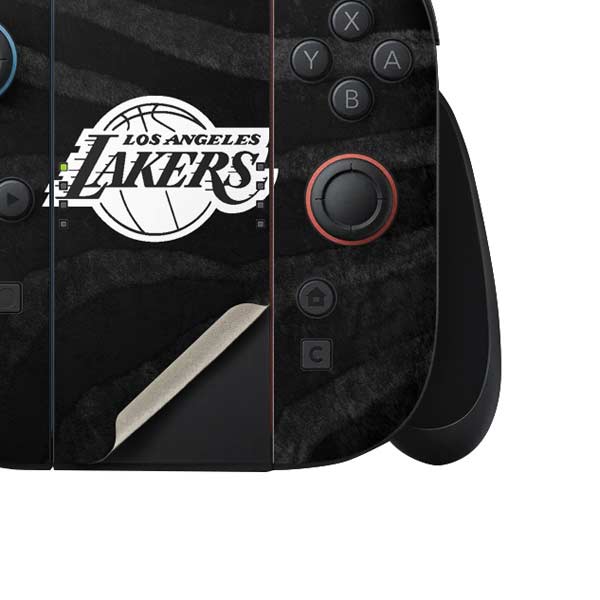 NBA Los Angeles Lakers Black Animal Print Nintendo Switch 2 (2025) Joy ...