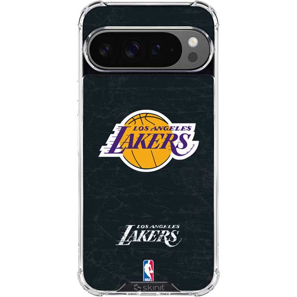 NBA Los Angeles Lakers Black Primary Logo Google Pixel 10 Pro XL Clear ...
