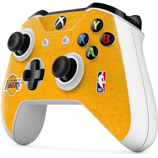 NBA Los Angeles Lakers Distressed Xbox One S All-Digital Edition Bundl ...