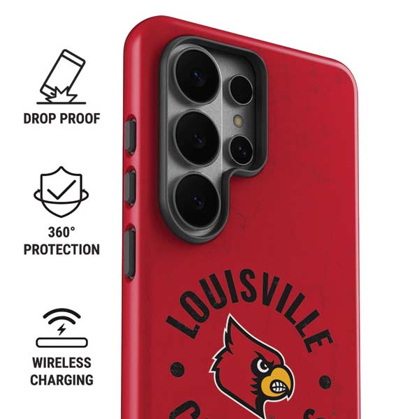 University of Louisville Cardinals Faded Galaxy S26 Ultra Impact Case ...