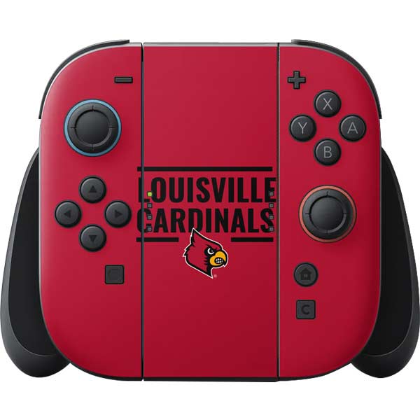 University of Louisville Cardinals Striped Nintendo Switch 2 (2025) Joy ...