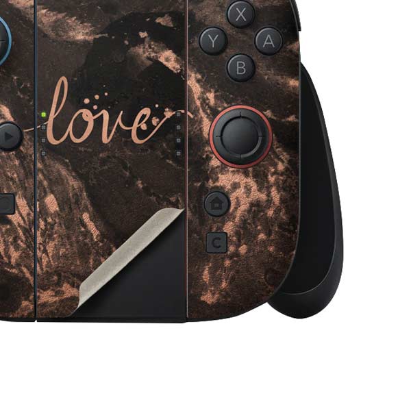 Love Rose Gold Black Nintendo Switch 2 (2025) Joy-Con Controller Skin ...