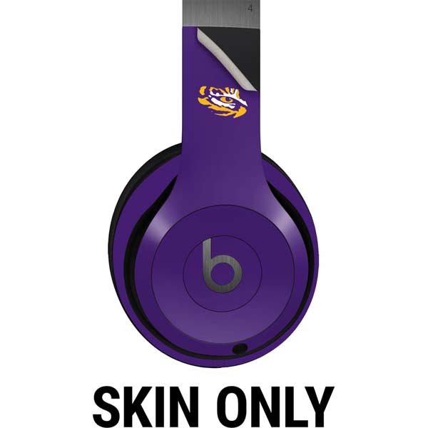 LSU Tiger Eye Logo Beats Solo 4 On-Ear Wireless Headphones | Skinit