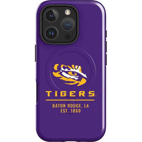 LSU Tigers Baton Rouge Apple iPhone 16 Pro Magsafe Impact Case ...