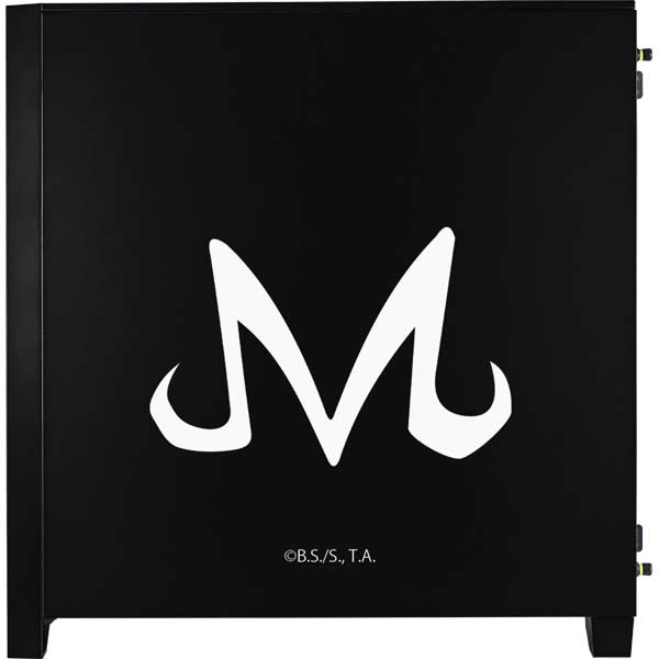 Majin Buu Symbol Corsair 4000D Tempered Glass Mid-Tower ATX Case Skin ...