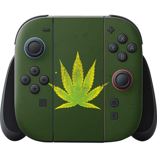 Marijuana Leaf Light Green Nintendo Switch 2 (2025) Joy-Con Controller ...