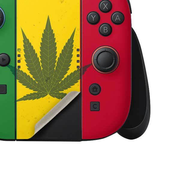 Marijuana Rasta Flag Nintendo Switch 2 (2025) Joy-Con Controller Skin ...
