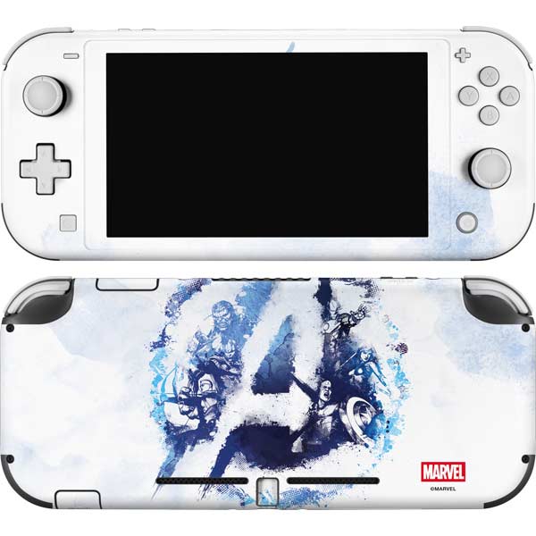 Buy Marvel Avengers Blue Logo Nintendo Skins | Skinit.com