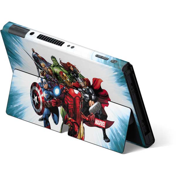 Avengers Team Nintendo Switch OLED (2021) Bundle Skin | Skinit