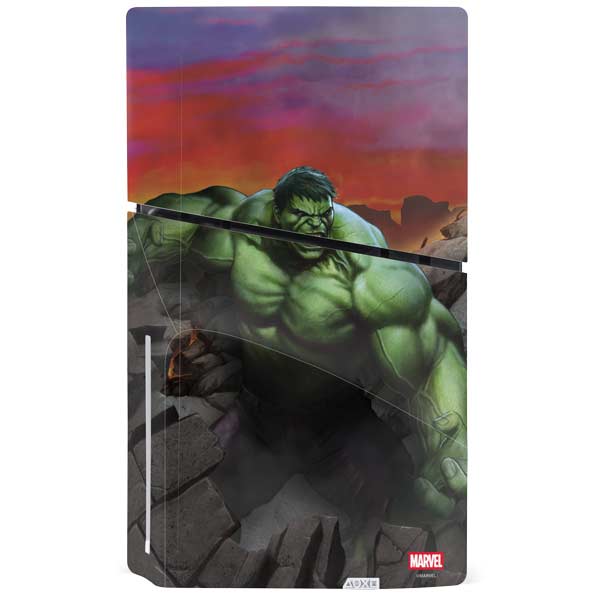 Marvel Enraged Hulk Skin for PS5 Slim Disk Console - Skinit