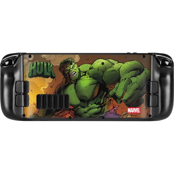 Marvel Hulk Smash Steam Deck Handheld Gaming Computer OLED Skin – Skinit