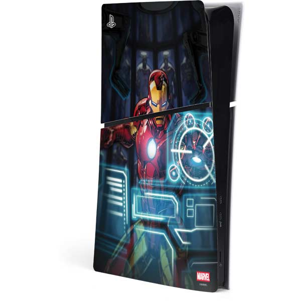 Marvel Iron Man New Armor Skin for PS5 Slim Digital Edition Console ...