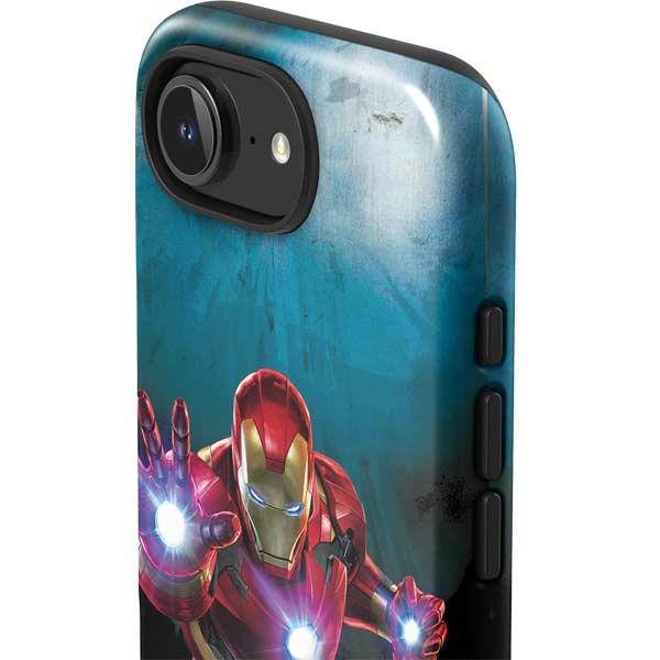 iPhone 16e Marvel Iron Man Repulsor Blast Impact Case | Maximum ...
