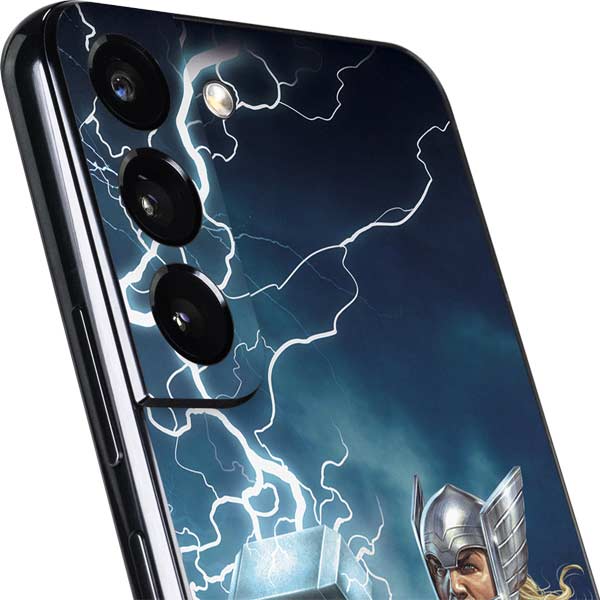 Thor and Mjolnir Skin for Galaxy S22+ | Skinit Decals